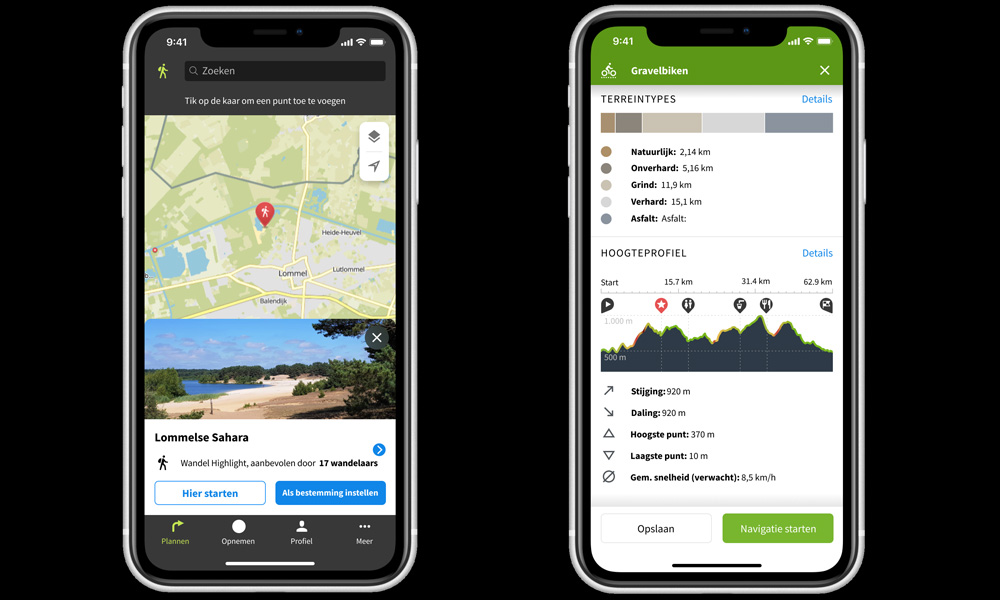 Outdoor app Komoot lanceert in Nederland – GravelRacen.nl